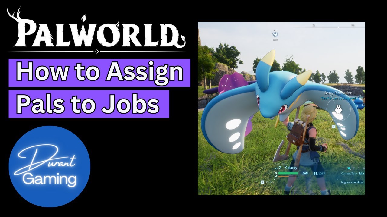 How to Assign Pals to Jobs | Prioritize Work | PALWORLD Tips - YouTube