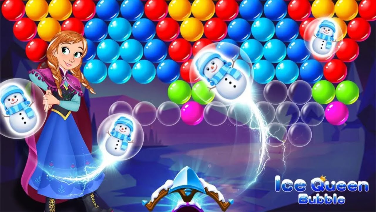 Ice Queen Bubble Game Gameplay Android Mobile - YouTube