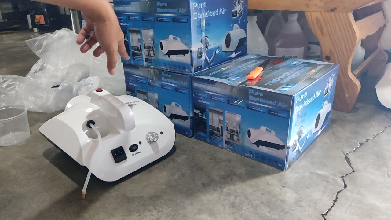 TEST Muna Po Bago Bayad 💪 Fog Machine & Sanitise Fogging Solution 👉 ...