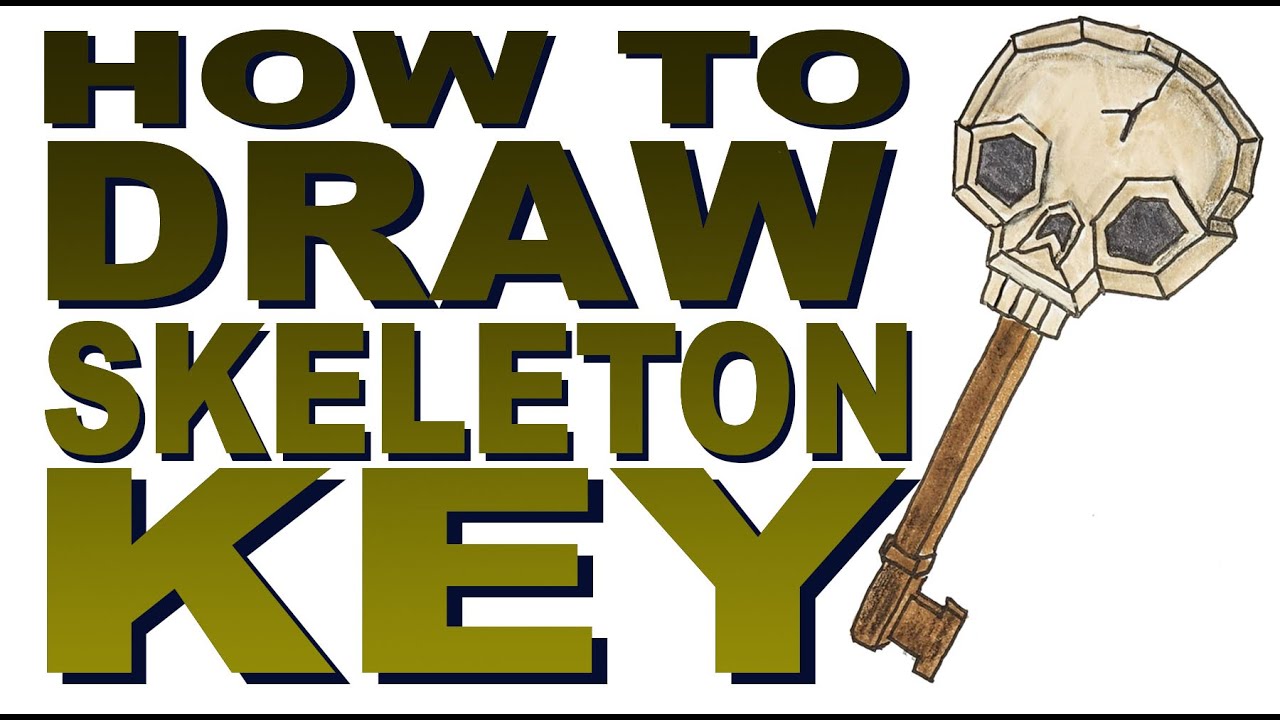How To Draw The Skeleton Key Doors YouTube