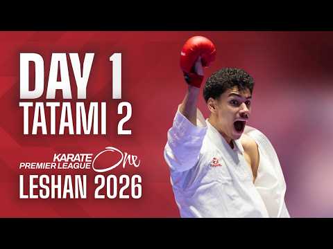 LIVE 🔴 Karate One Premier League Leshan 2026 | Day 1 – Tatami 2