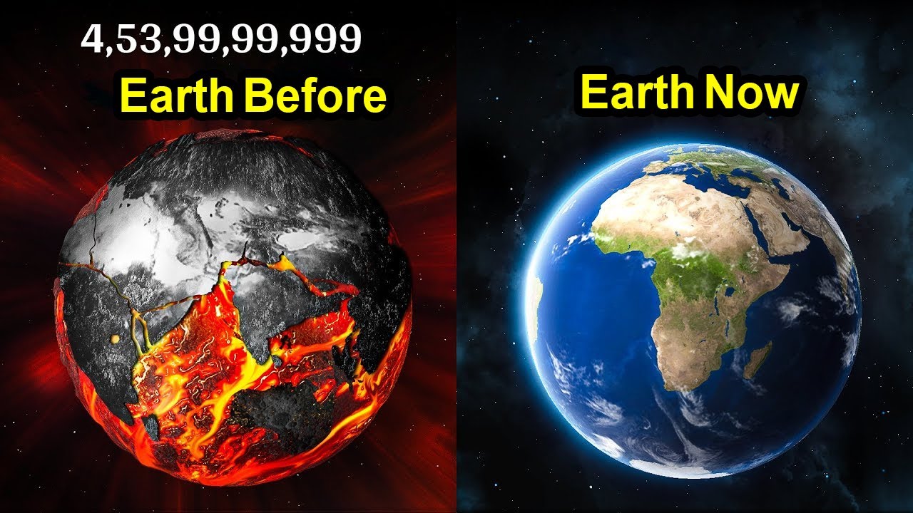 How Our Earth Was formed in billions of years? (Almost 4,53,99,99,999 ...