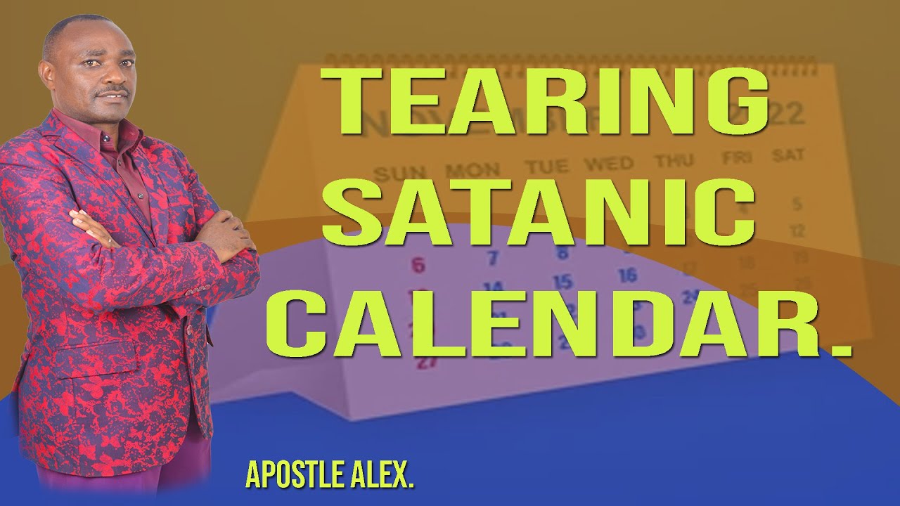 TEARING SATANIC CALENDAR. - YouTube