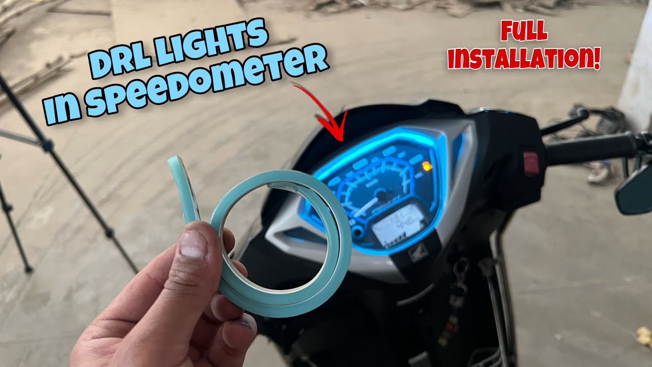 Drl light in Activa 125 Speedometer ⚡️ - YouTube