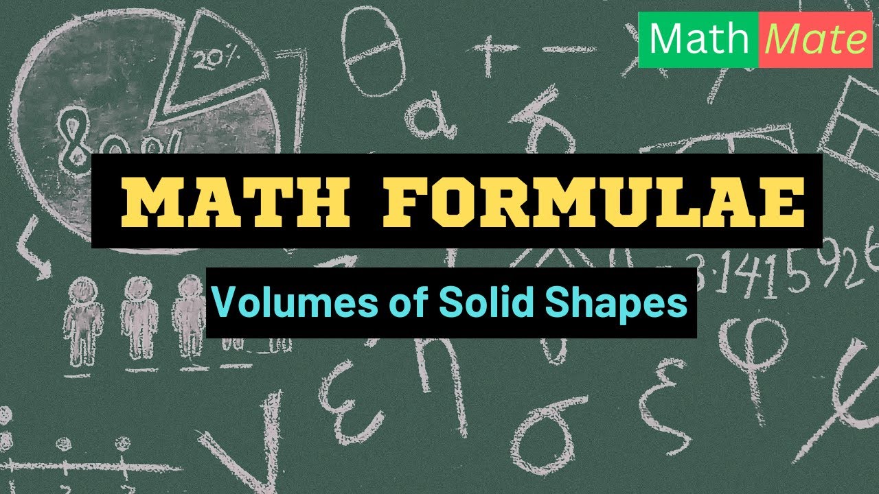 | Volumes of Solid Shapes Formulae | Solid Shape Formulae | 3D Shapes ...