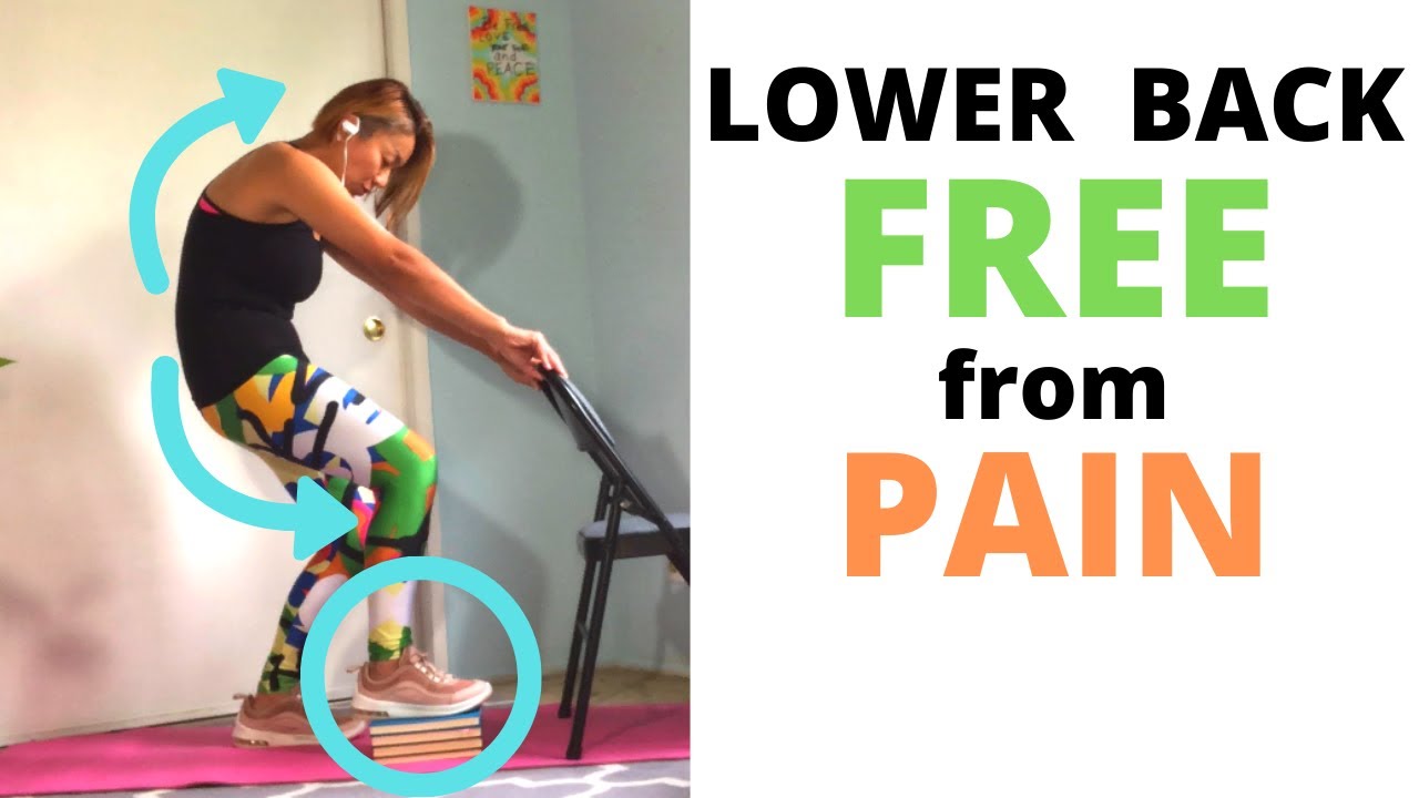 HOW TO RELIEVE tight lower back - Decompress your lower back- - YouTube