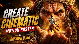 Create Cinematic Motion Poster ll After Effects Tutorial ll Darshan Ojha