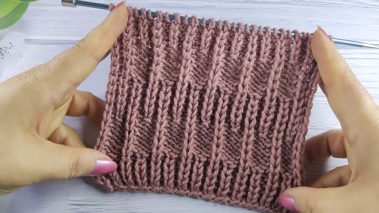 Half Brioche Stitch | Halbpatent stricken | Falsa Costa inglese | Falso Punto inglés | Point ...