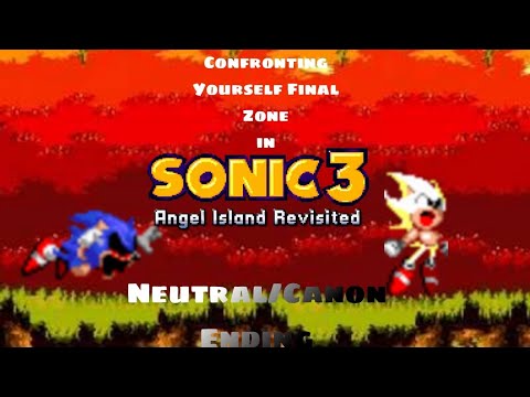 Confronting Yourself Final Zone in Sonic 3 AIR | Neutral/Canon Ending ...