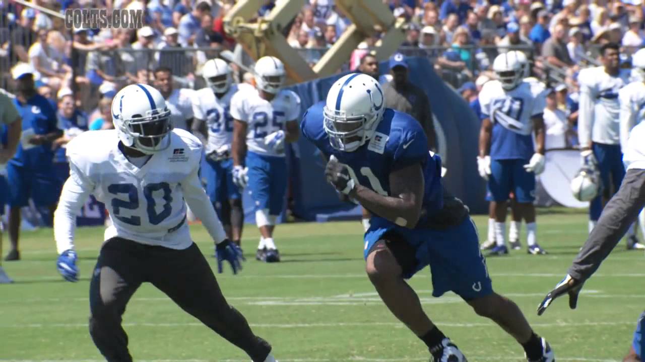 Colts Camp Highlight Reel: WR Andre Johnson - YouTube