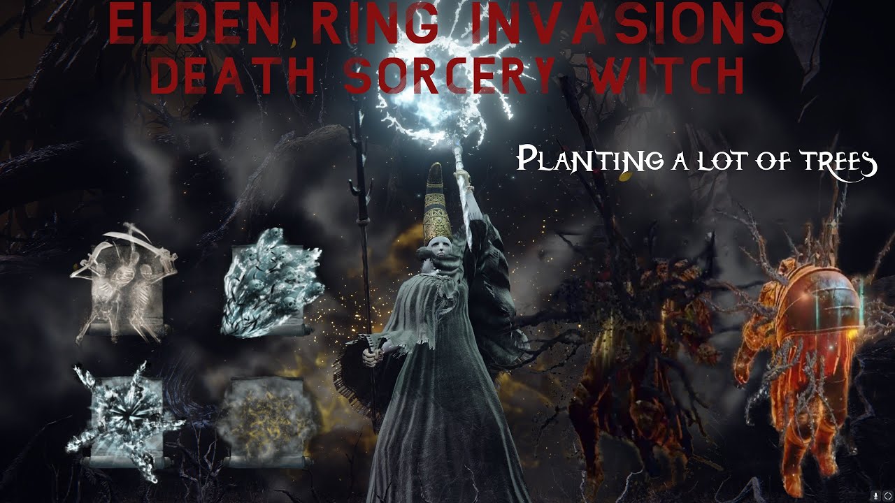 Elden Ring PvP Invasions - Death Sorcery Witch (Int/Faith, RL150) - YouTube