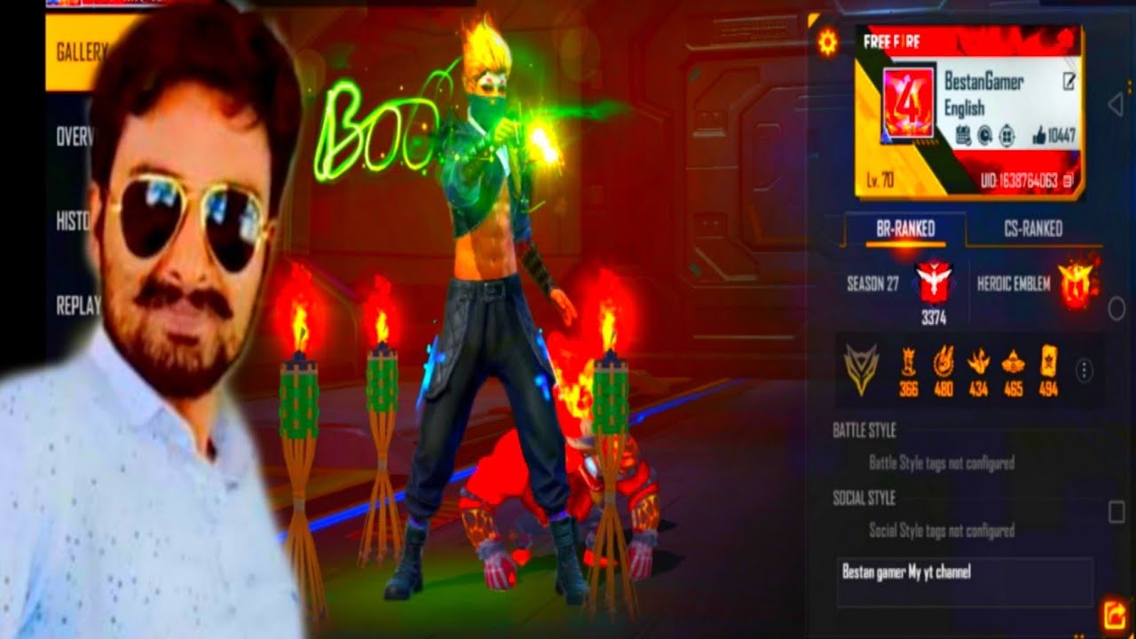 FREE FIRE GUILD LEADER SONG | free fire song || guild leader song | id ...