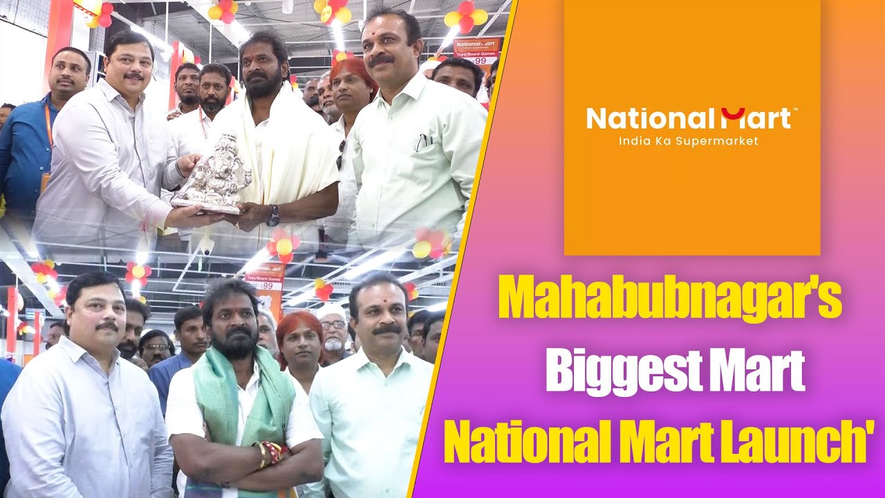 Minister V. Srinivas Goud Inaugurates National Mart At Mahbubnagar ...