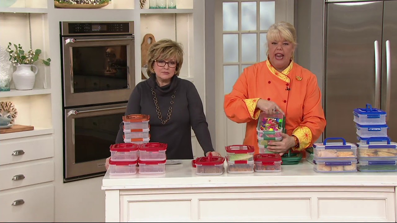 Lock & Lock 4-Piece Multi-Lock Storage Set with Handles on QVC - YouTube