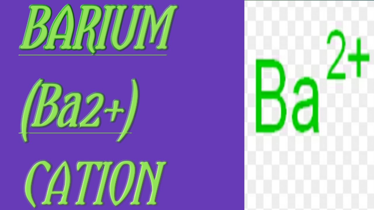 BARIUM(Ba2+) CATION TEST | Analysis of Basic Radical | Salt -Analysis ...