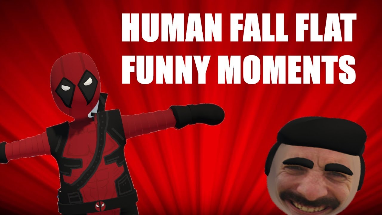 Human Fall Flat Funny Moments | Learning How To SNOWBOARD!! - YouTube