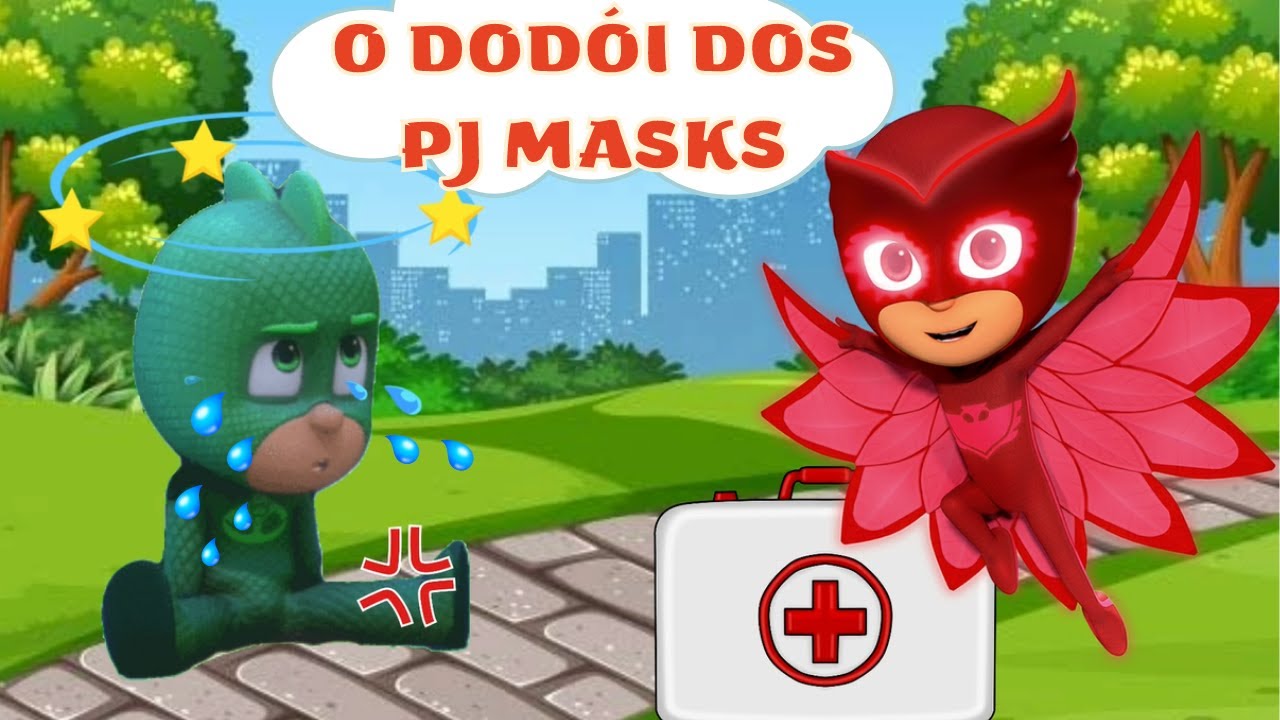 THE BOO BOO SONG COM PJ MASKS - O DODÓI DOS HERÓIS DE PIJAMA - NURSERY ...