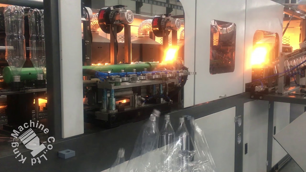 Full Automatic 6 Cavities Blowing Machine for 1.25L bottle - YouTube