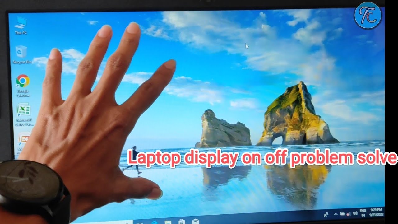 Laptop display on off problem solve Tech communication - YouTube