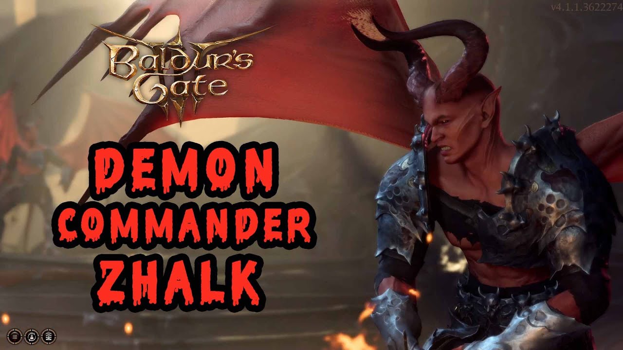 Baldur's Gate 3 - Boss Battle: Commander Zhalk 👿 - YouTube