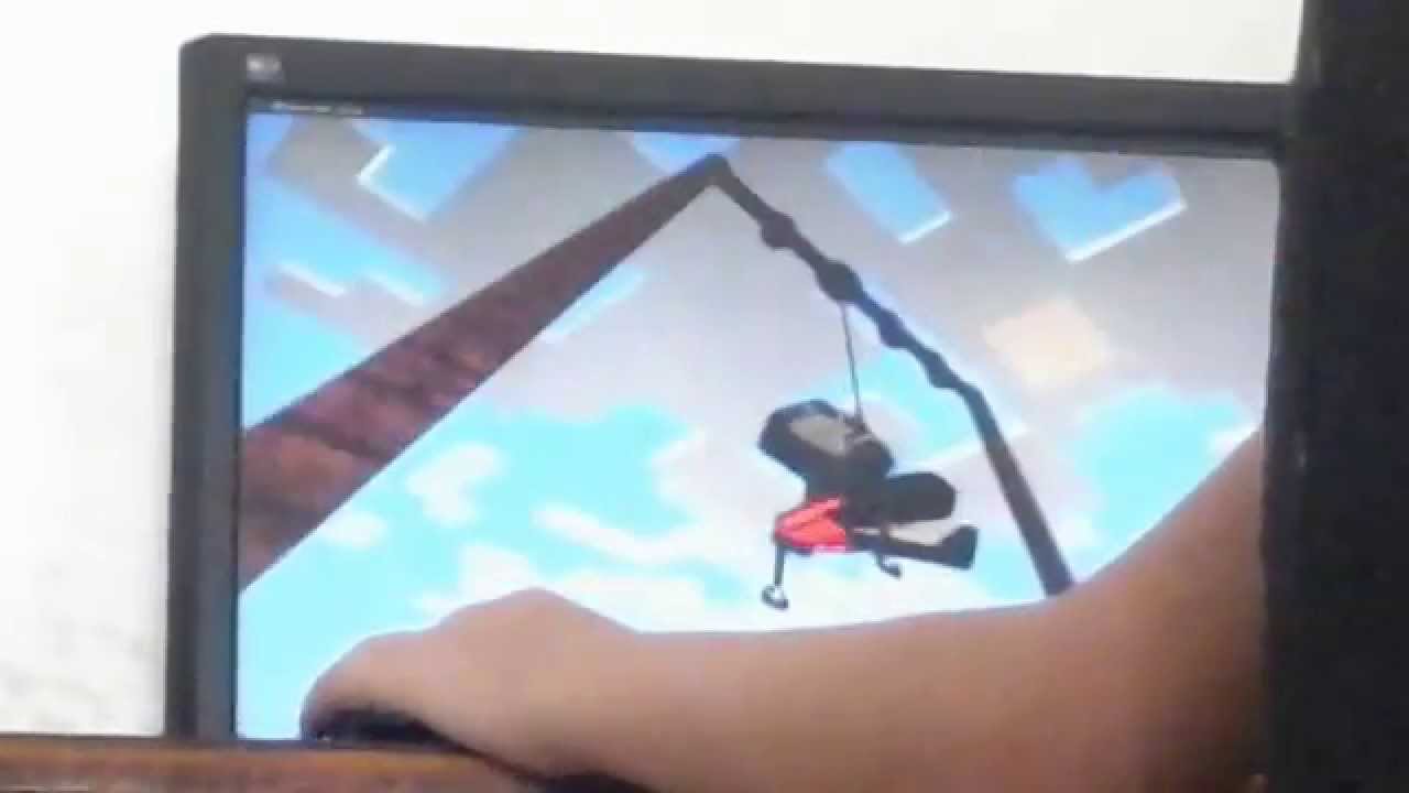 Minecraft PC how to make A WORKING SWING - YouTube