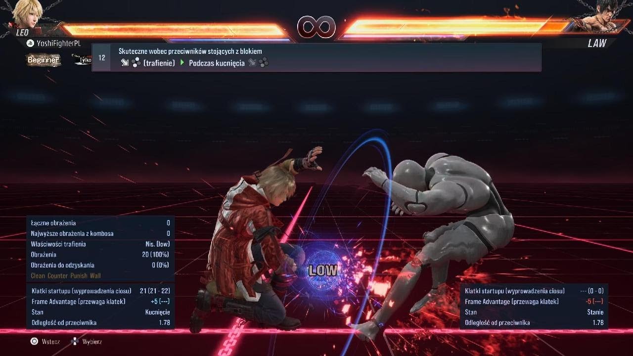 TEKKEN 8 - Leo - Lista ciosów i kombosy / Move List & Combos (Command ...