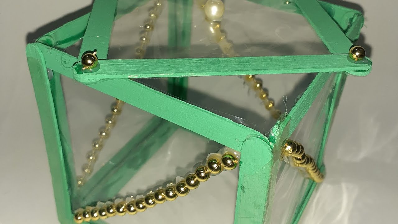 DIY Transparent Jewellery Box | crafts ideas | 💚 - YouTube