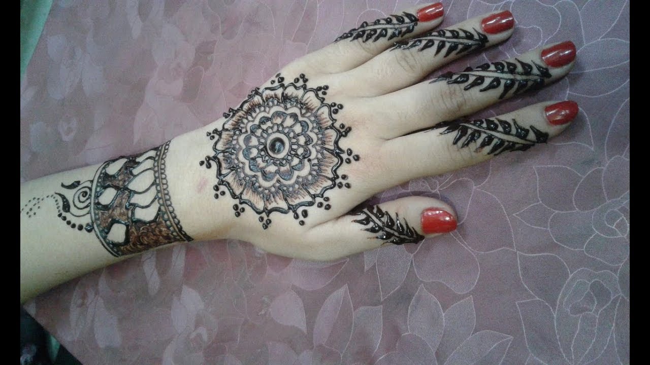 Mehndi Designs For Beginners Step By Step - YouTube
