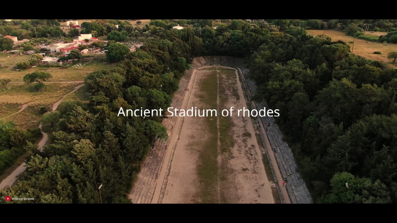 Acropolis of Rhodes (Ancient Stadium) (4K) - YouTube