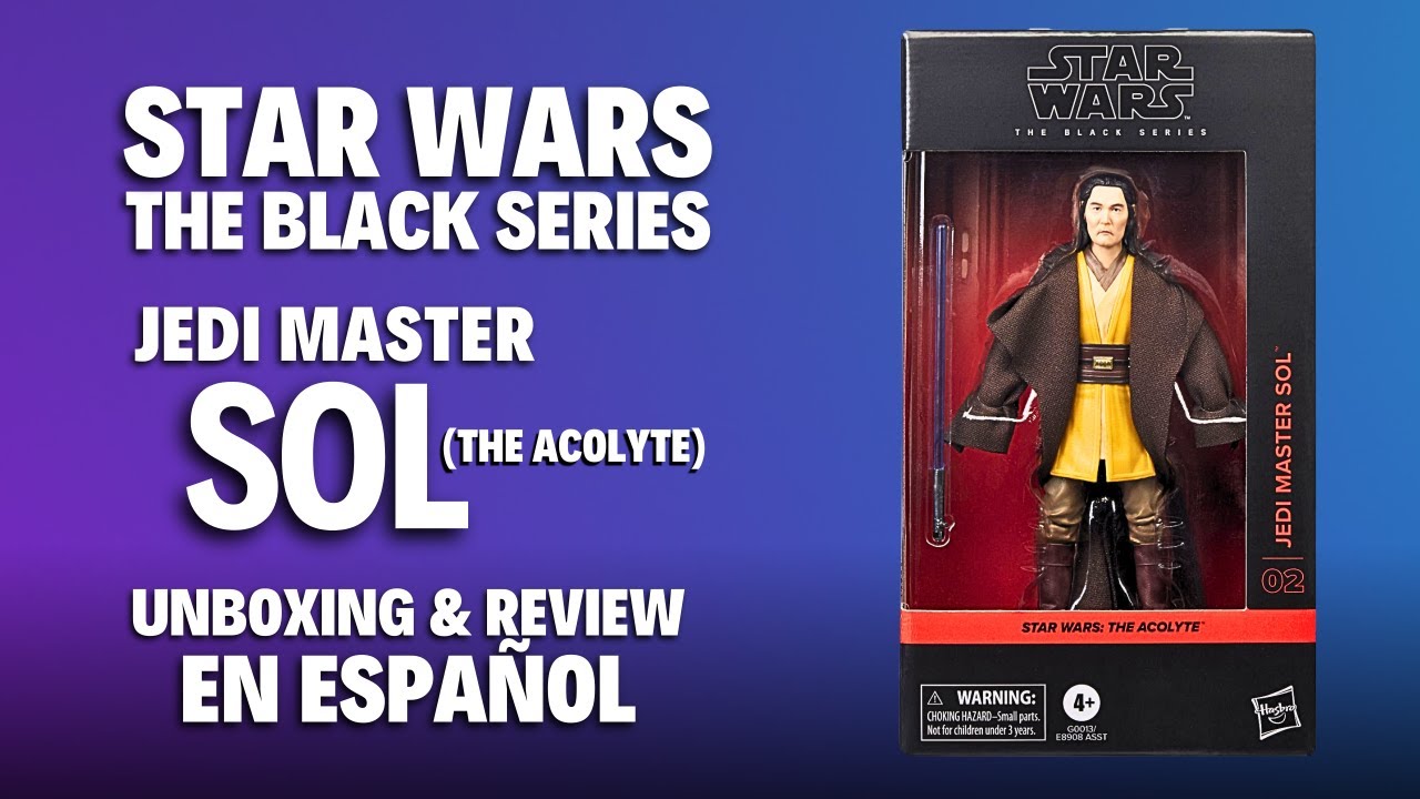 Jedi Master SOL The Black Series | Unboxing en Español - YouTube