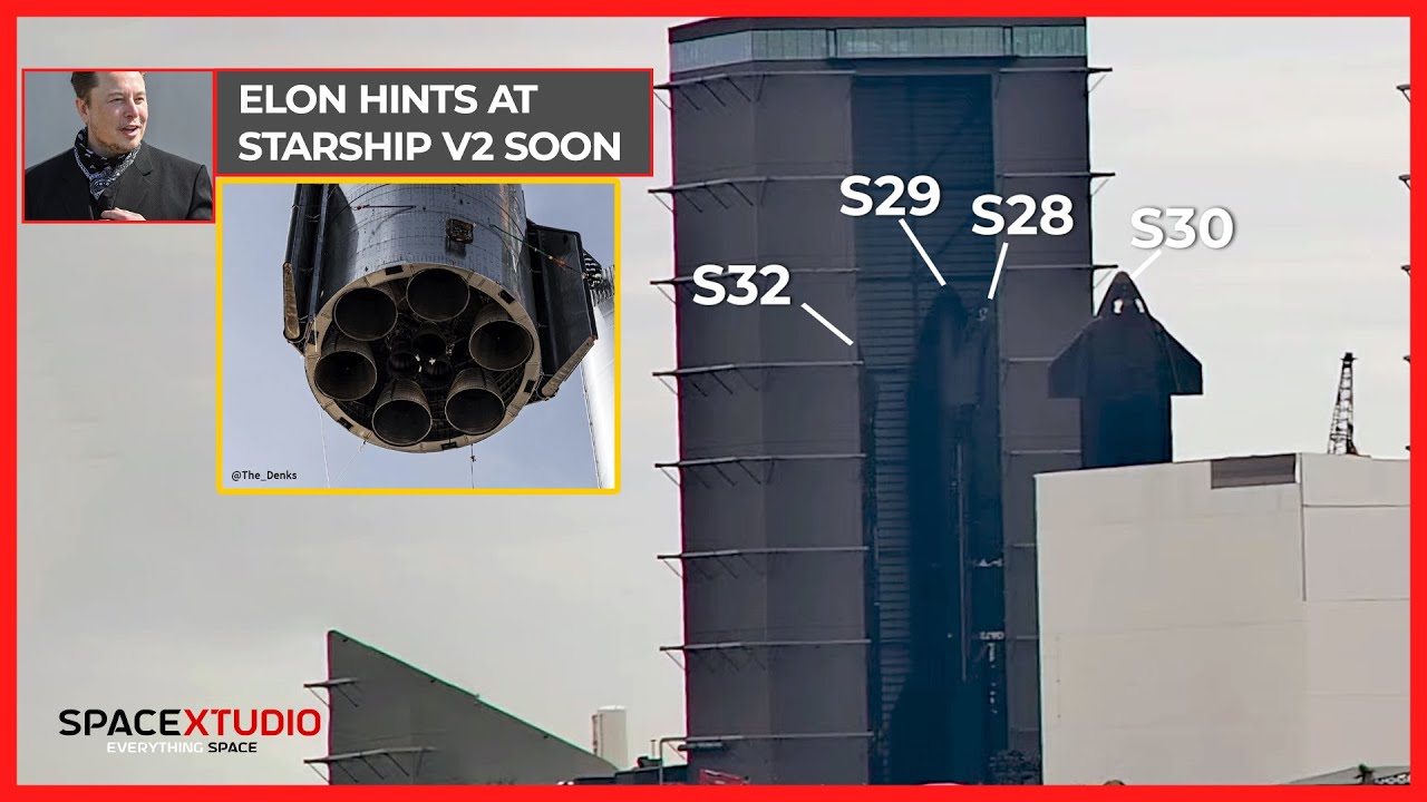 Elon Musk Hints at Starship V2 Coming Soon... | SpaceX Starship Updates ...