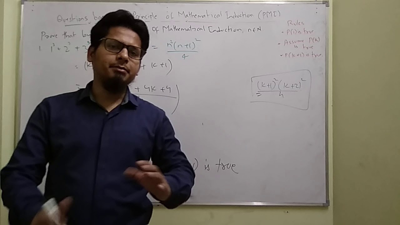 Principle of Mathematical Induction part 3 - YouTube
