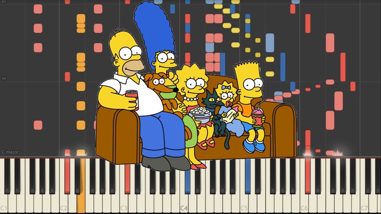 The Simpsons, but SO SLOW IT'S A CLASSICAL BALLET (Piano) (Synthesia ...