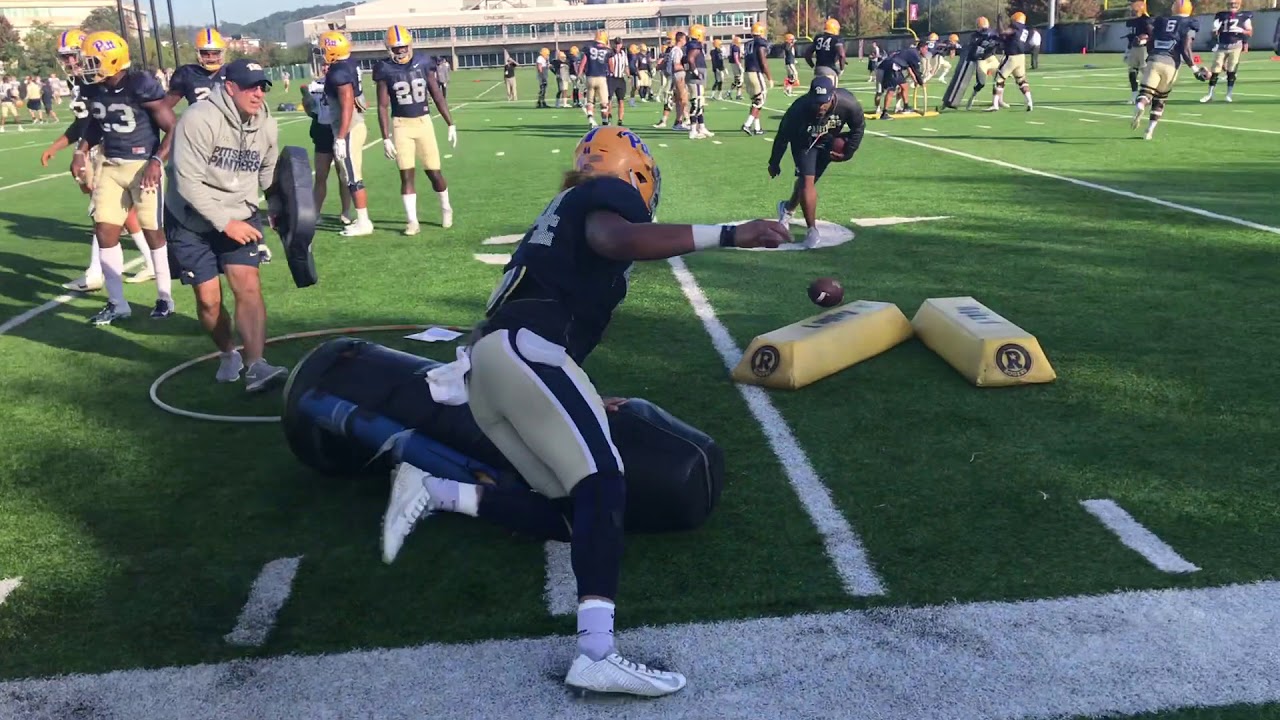 Pitt LB Sack/Fumble Drill 10/9/18 - YouTube