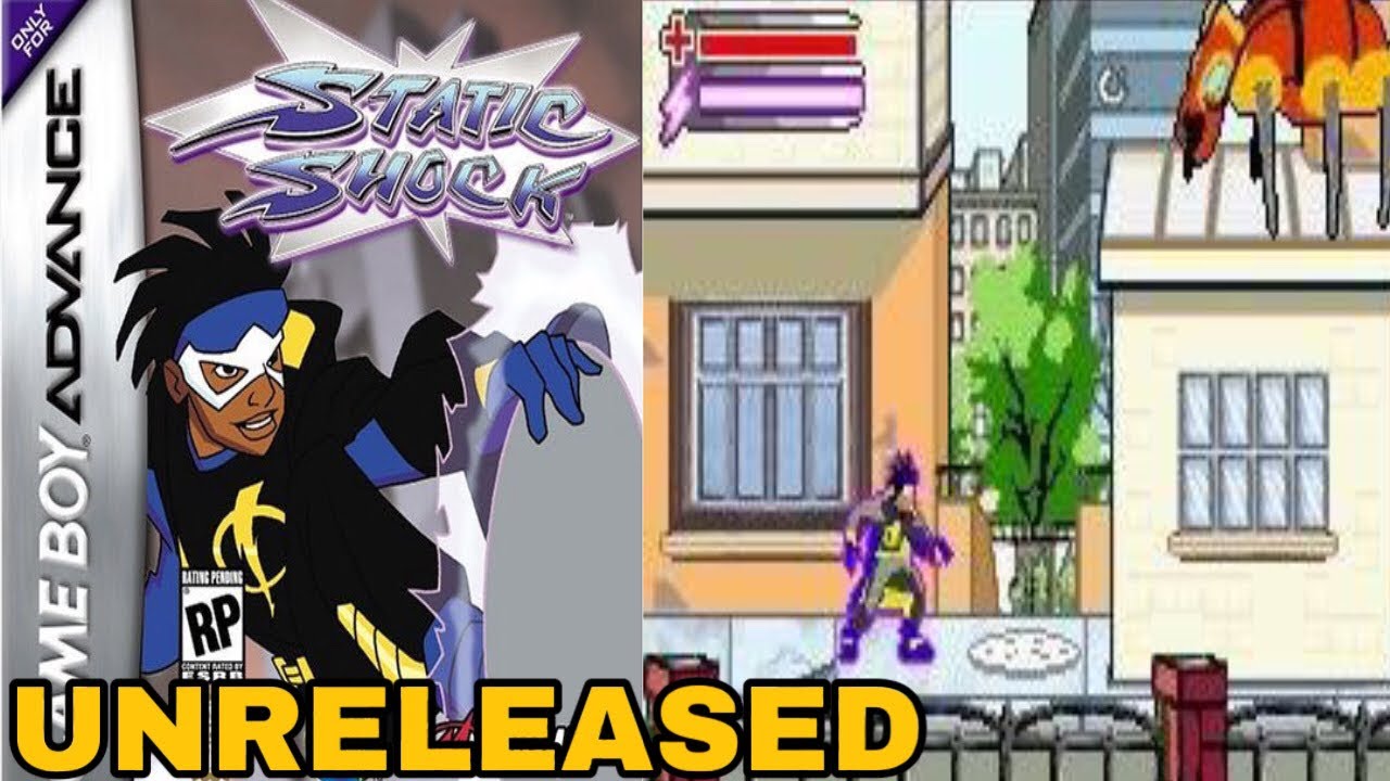 CANCELED Static Shock Game GBA 2004 - YouTube