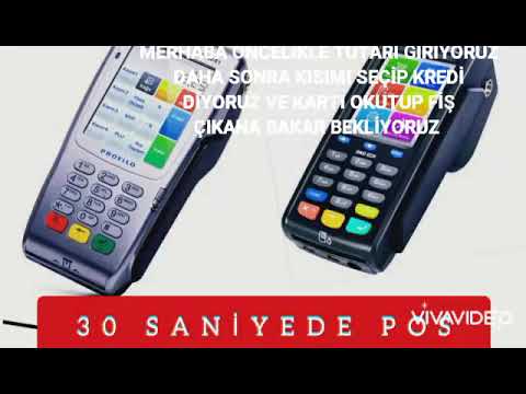 POS CİHAZI NASIL KULLANILIR. KART İLE İŞLEM YAPMA TEMASSIZ ÇEKİM POS MAKİNASI NASIL KULLANILIR