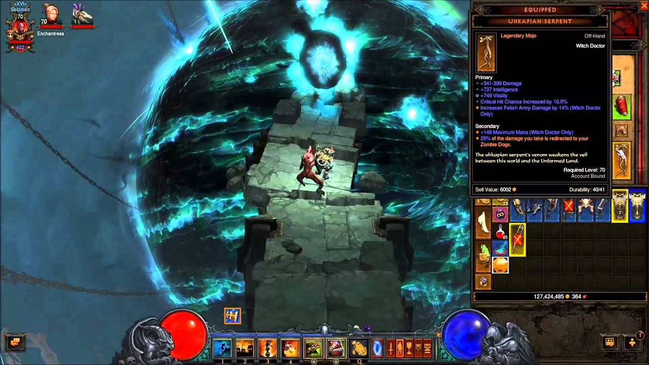 D3 Witchdoctor Torment VI Malthael - YouTube
