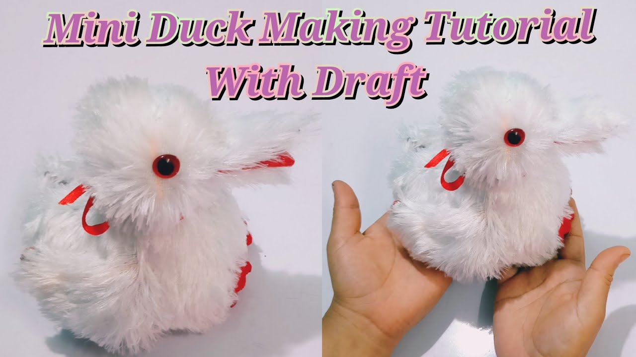घरमा डल्स बनाउने सजिलो तरिका/mini duck making tutorial/How To Make mini ...