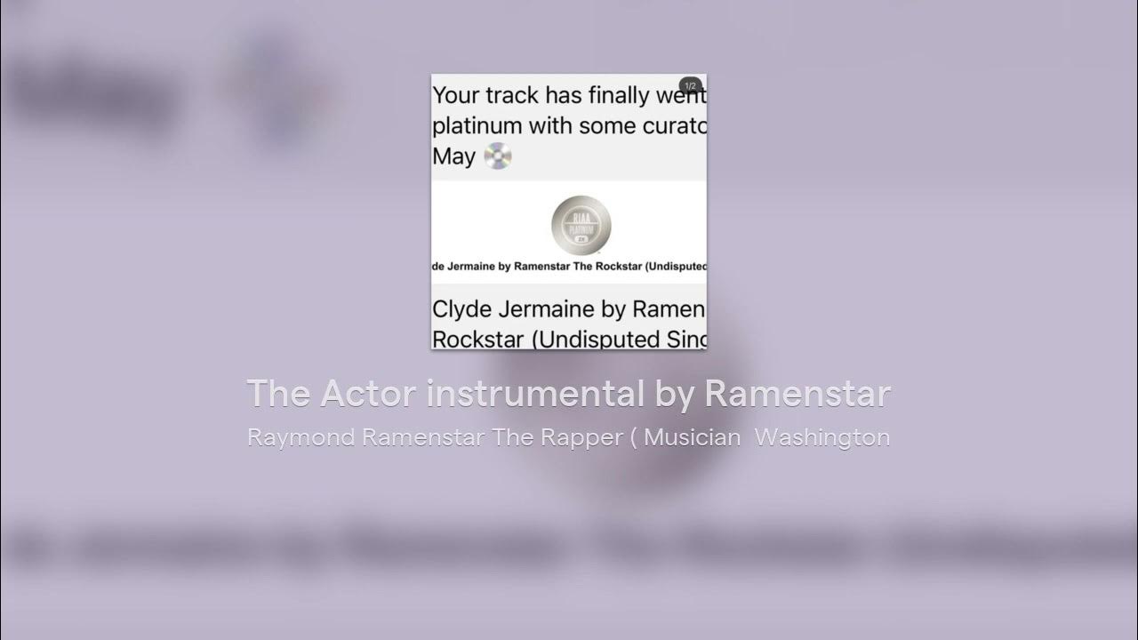 The Actor instrumental by Ramenstar - YouTube