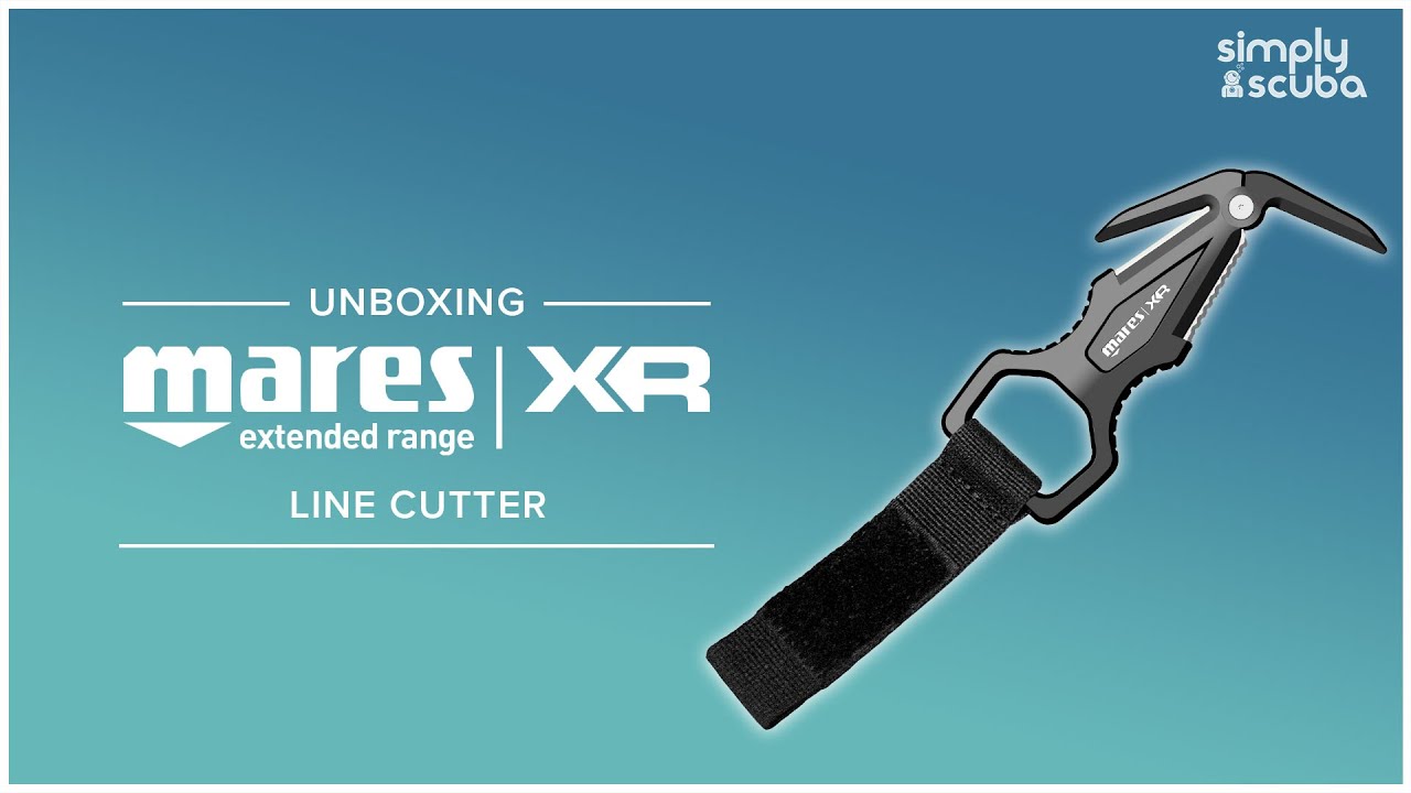 Mares XR Line Cutter Titanium - www.simplyscuba.com - YouTube