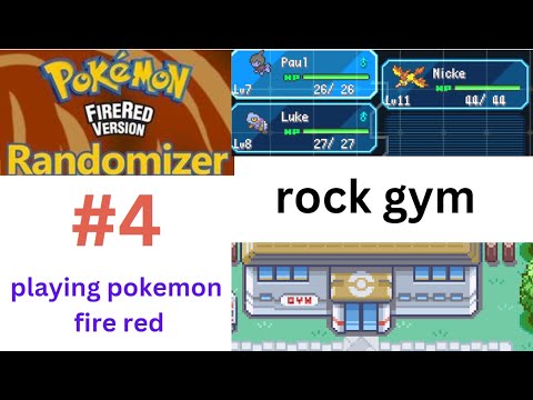 ep 4 piokemon fire red rock gym - YouTube