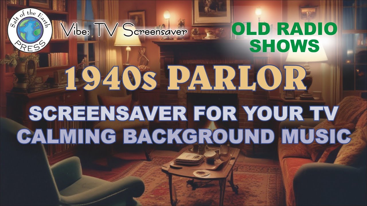 Old Time Radio Shows In Vintage 1940s Parlor | Old Radio Shows | One ...
