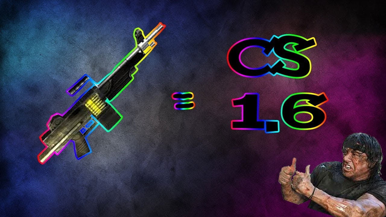 JOGANDO SO DE RAMBO NO CS 1.6 - YouTube