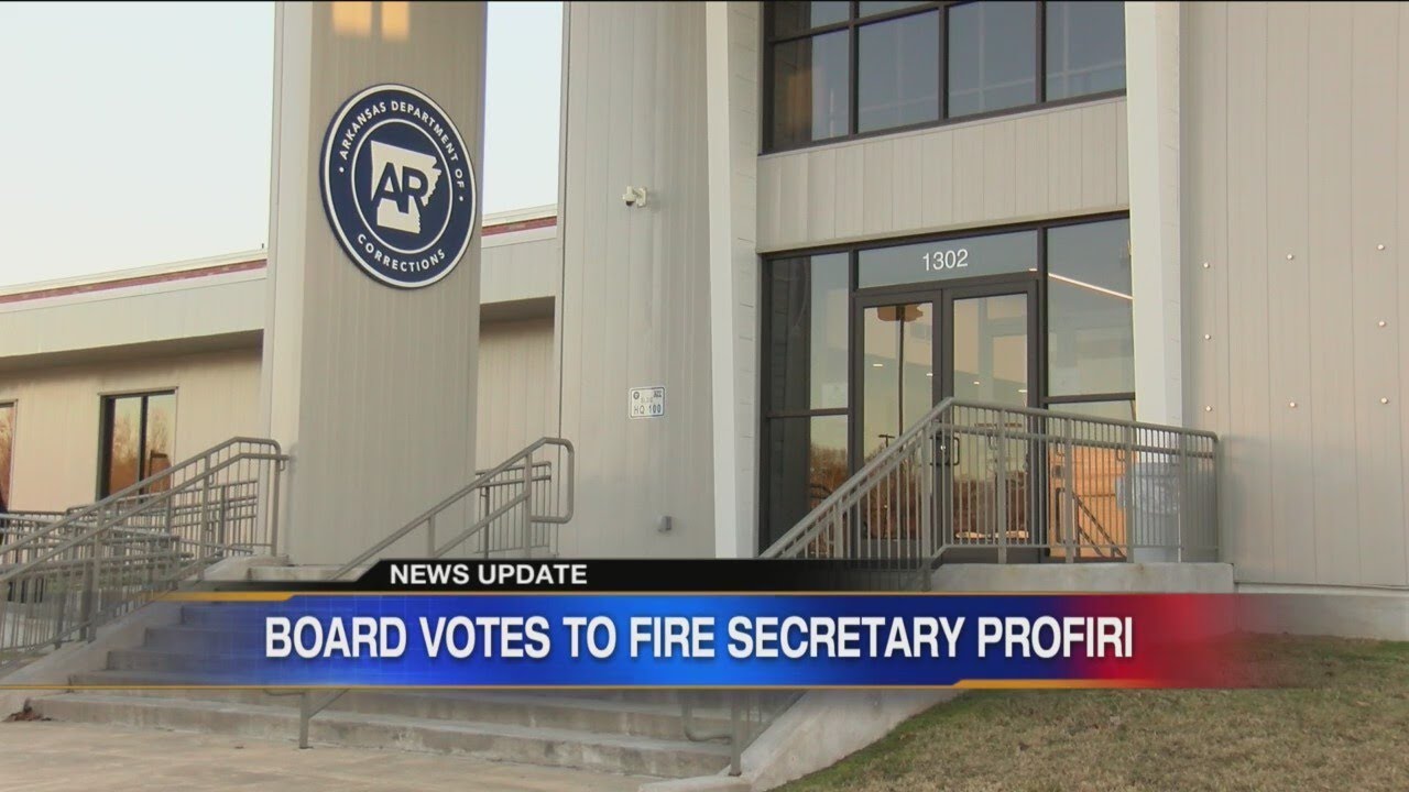 Arkansas Board of Corrections votes to remove Corrections Secretary Joe ...