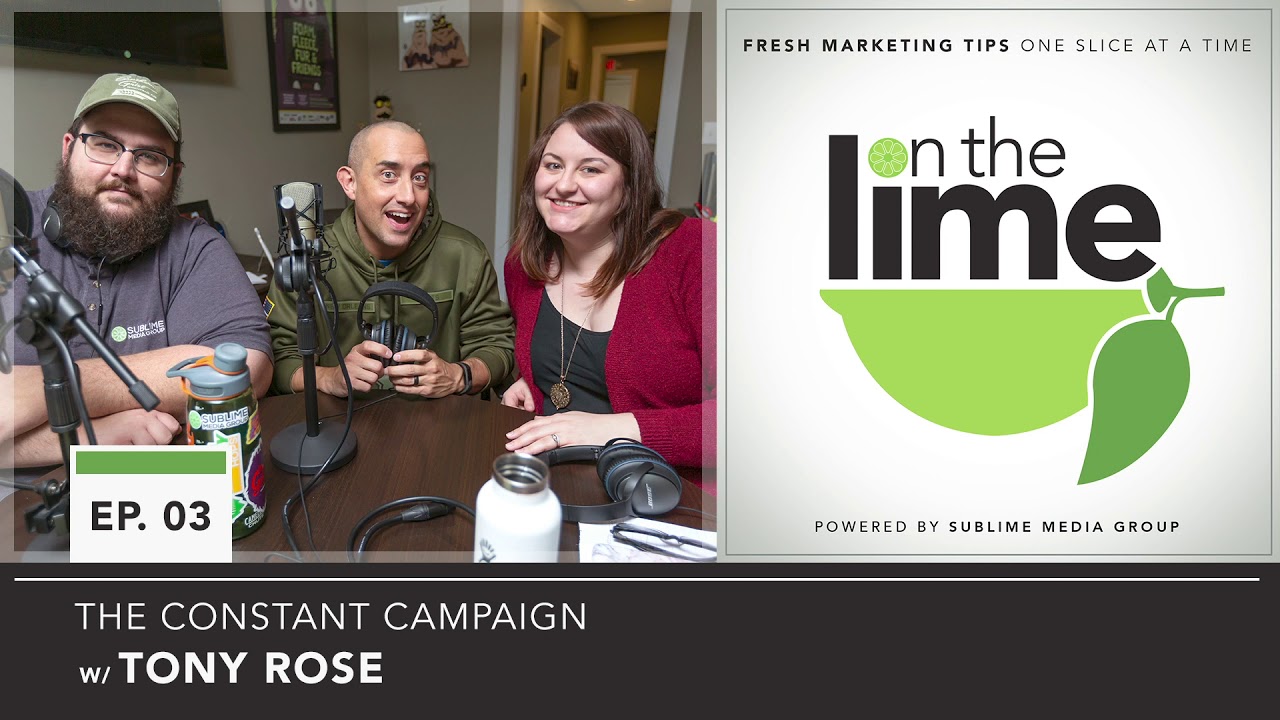 Ep 03 | The Constant Campaign| Tony Rose | On The Lime Podcast - YouTube