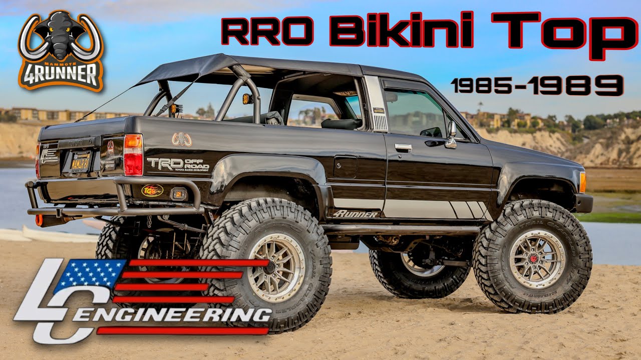 1st gen 4runner Bikini top (mammoth4runner) - YouTube