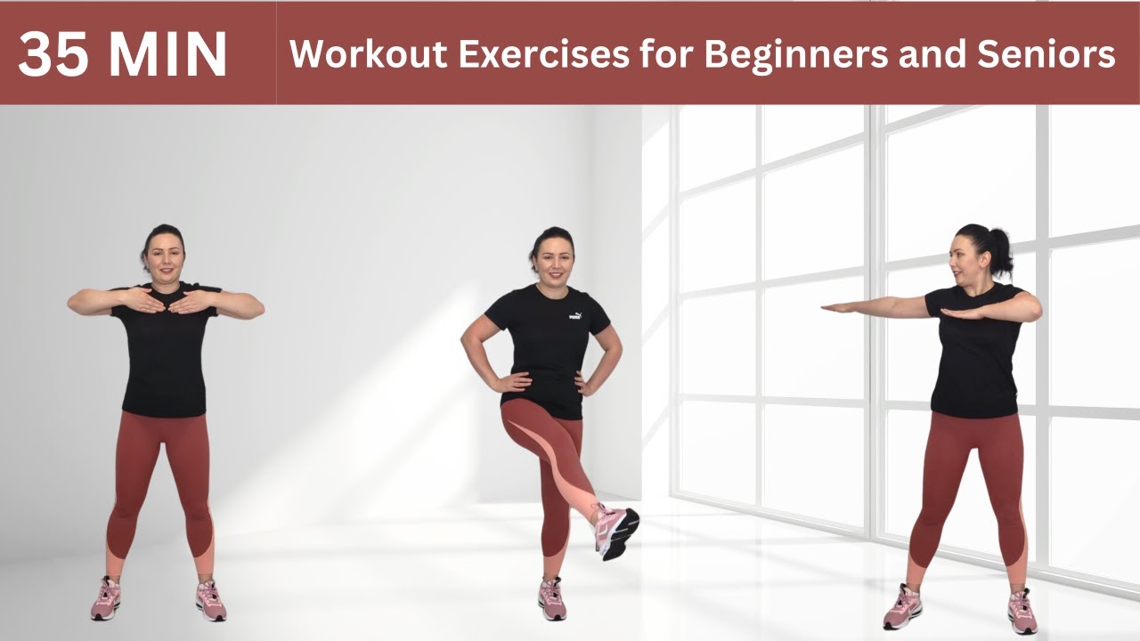 35-Min Gentle Full Body Workout - Ideal for Beginners & Seniors, Easy ...