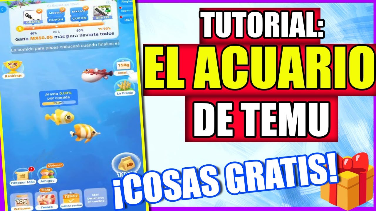 🎁 EL ACUARIO DE TEMU 2024 TE DA REGALOS GRATIS!!| Cómo tener cosas ...