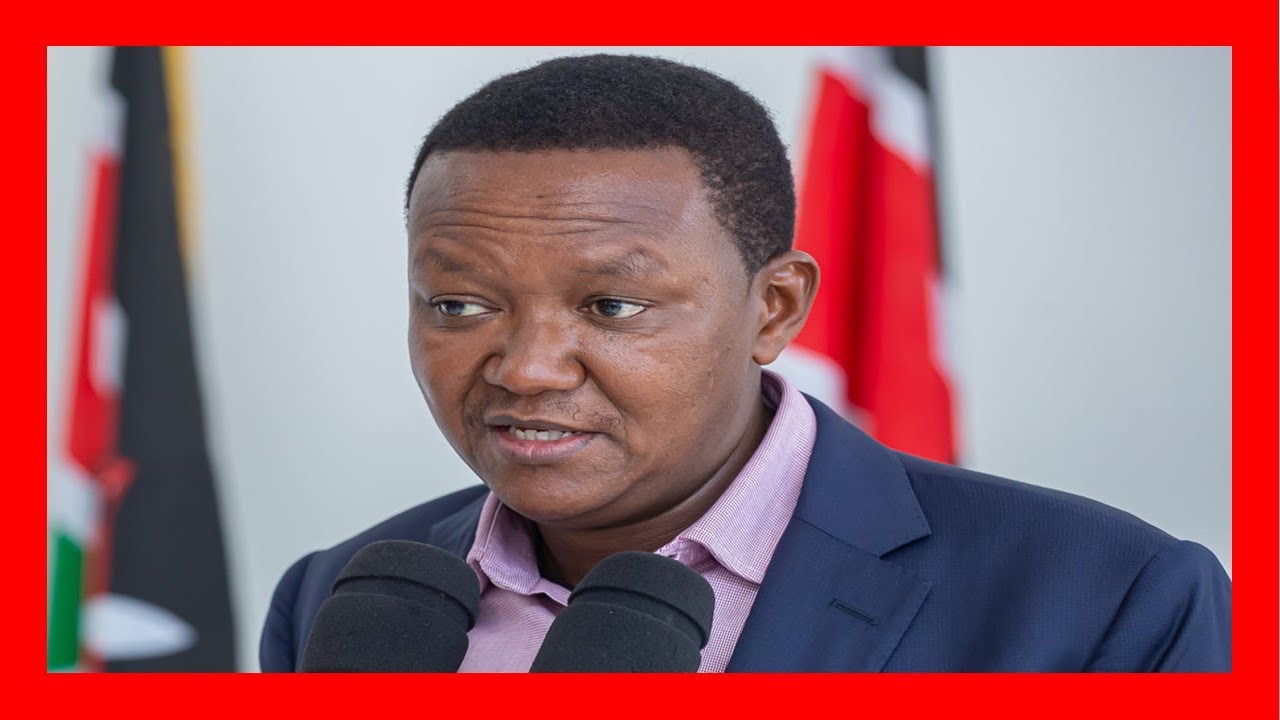 Governors Nderitu Mureithi and Alfred Mutua address a joint press on ...