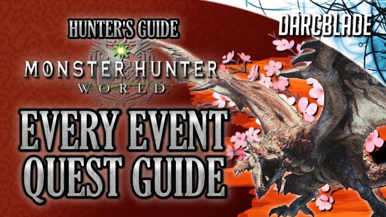 Every Event Quest Guide : MHW : Spring Blossom Fest 2019 - YouTube